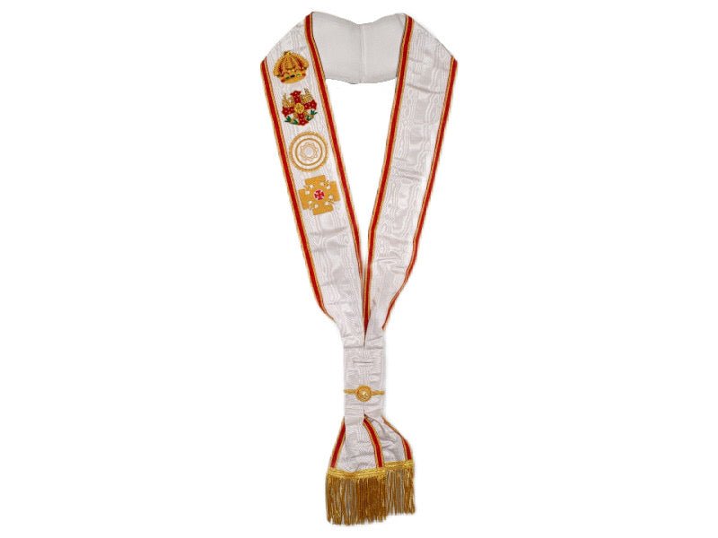 Écharpe Grand Officier des Chevaliers du St-Sépulcre - Croix Rouge de ...