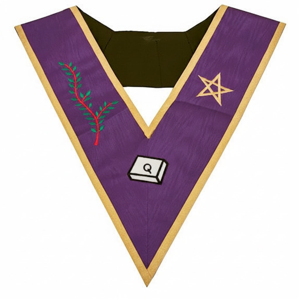 Knight Rose Croix Collar. Cross Moline - 18th degree - Memphis -Misrai ...
